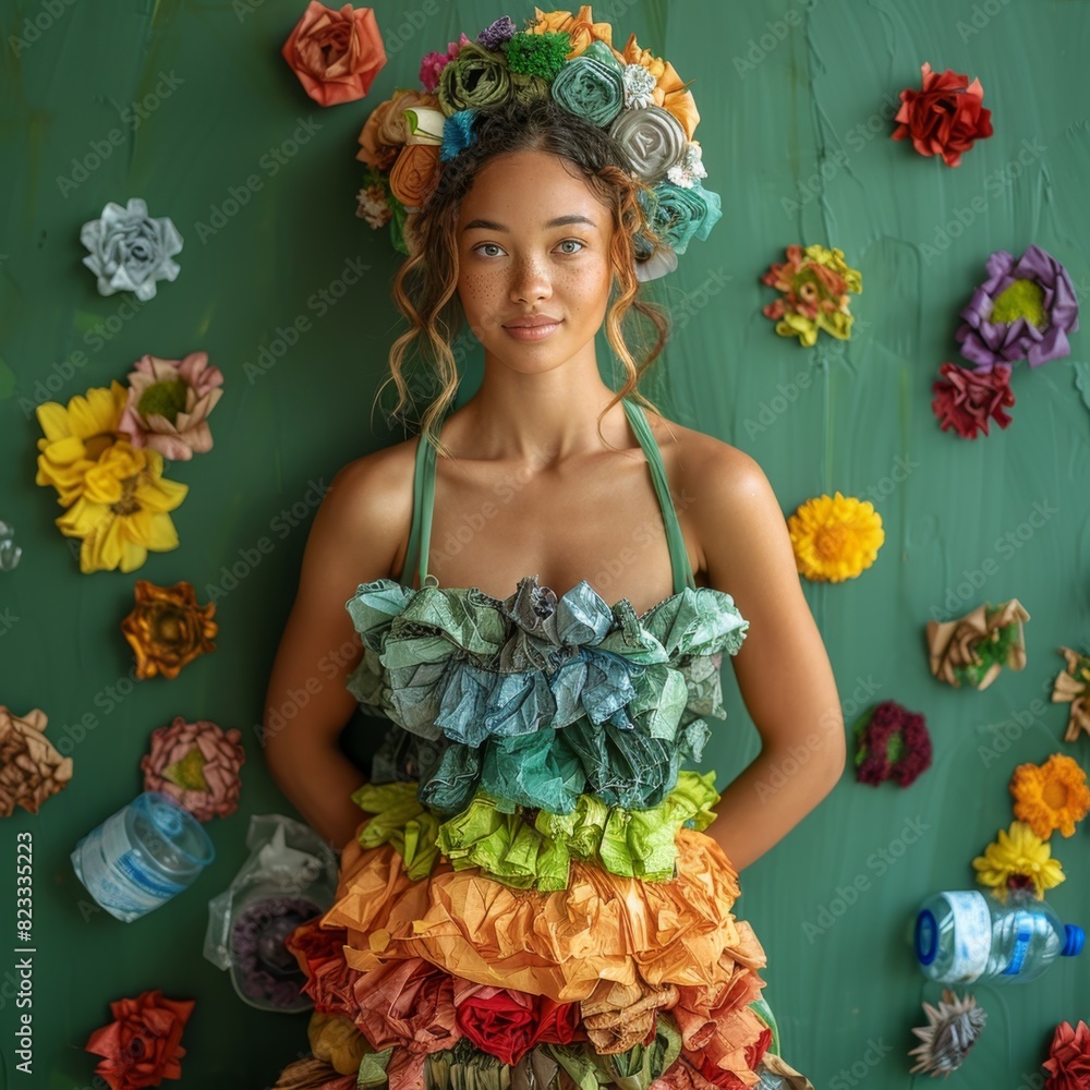 Innovative Plastic Upcycling - Climate Activist Promoting Sustainable ...