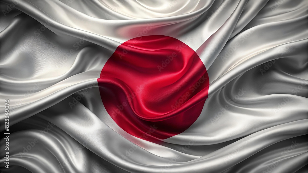 Abstract digital background or texture design of japanese flag colors ...