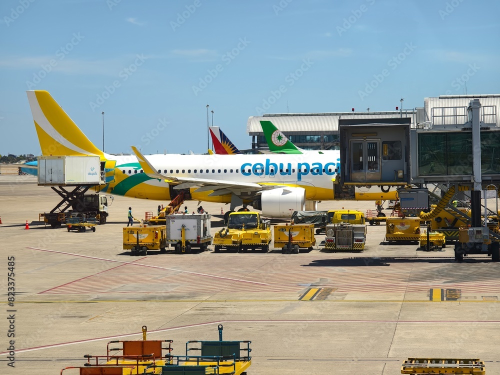 Lapu-Lapu City, Cebu, Philippines - May 17, 2024: A Cebu Pacific ...