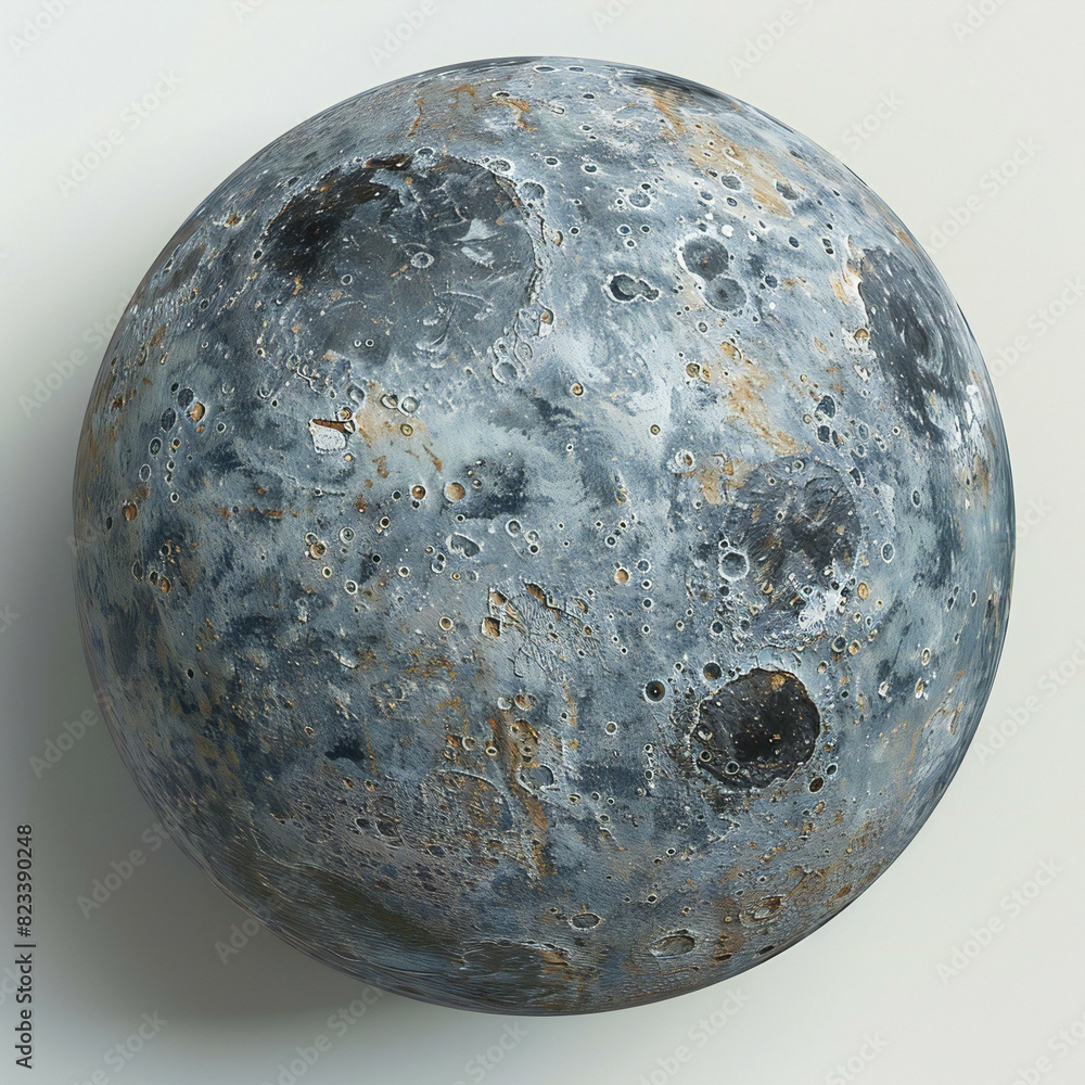 Ceres planet , isolated on white background , high quality, high ...