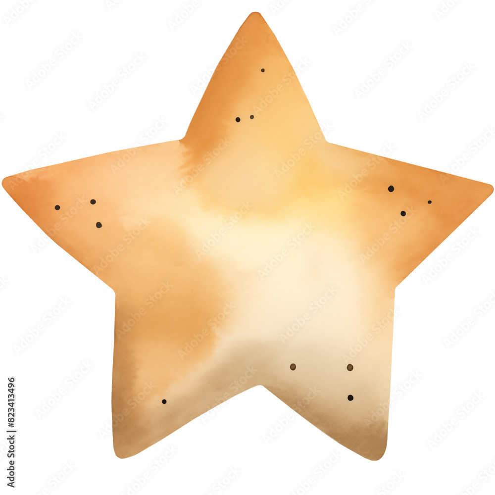 Watercolor star clipart. Star clip art. Celestial clipart. Watercolor ...