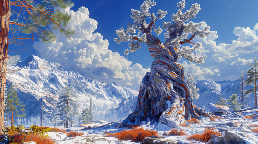 Modern nature national park background wallpaper, backdrop, texture ...