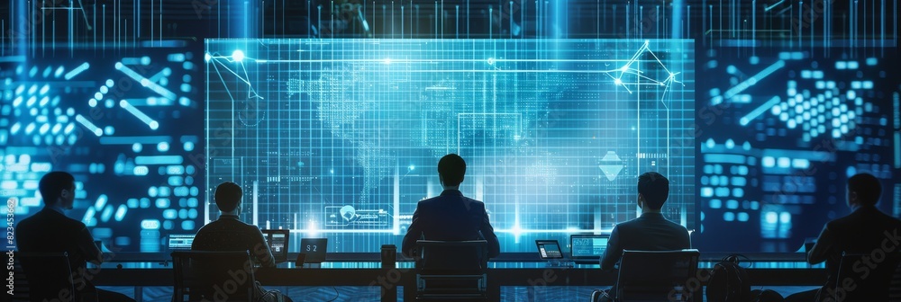 The male Indian computer scientist was holding a tablet while giving a ...