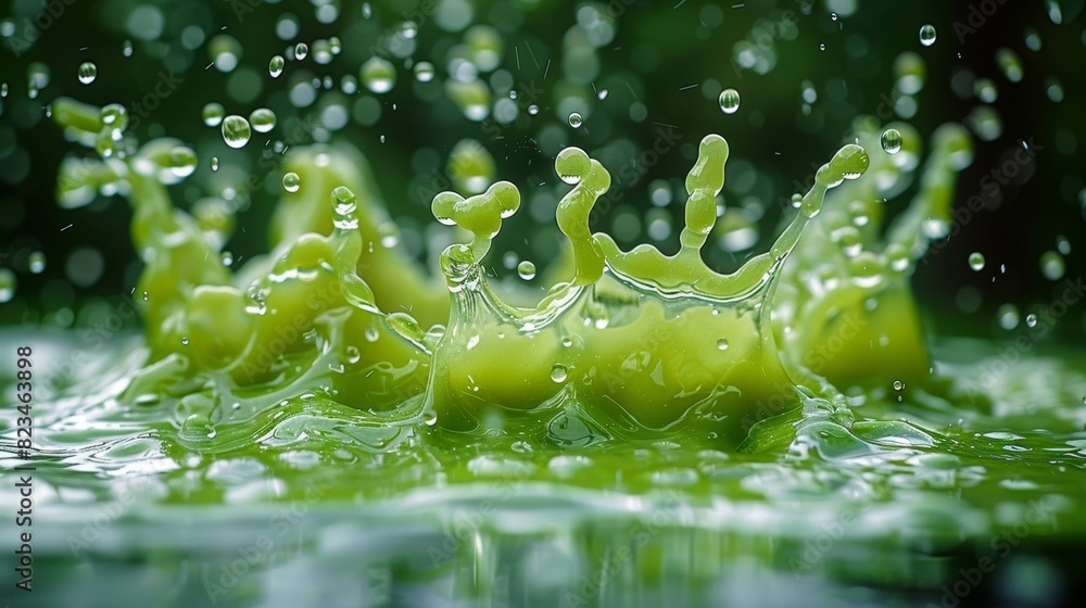 The liquid splash splatter, the viscous snot, the blobs of poison, or ...