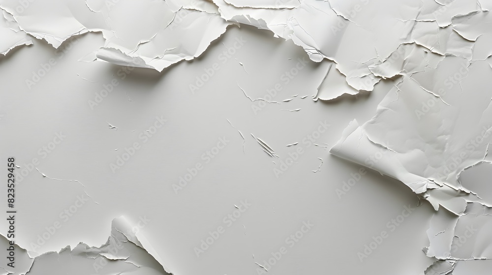 Empowering Typography A Single Words Potent Impact on White Torn Paper ...