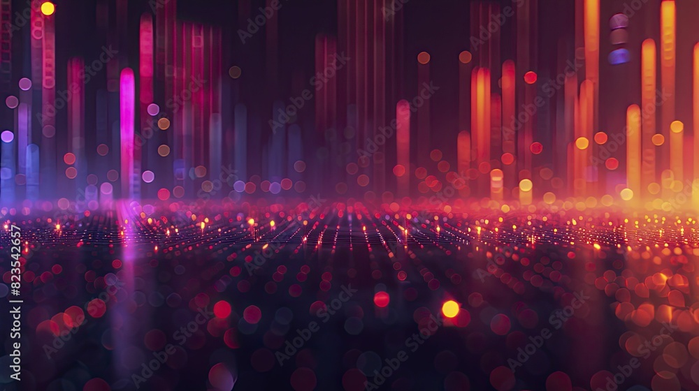 Explore dynamic market data visualization using luminous charts and ...