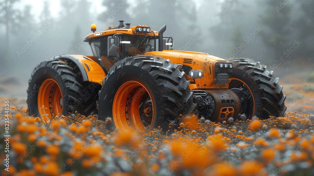 Picture tractor civilization thriving millennium ahead boasting ...