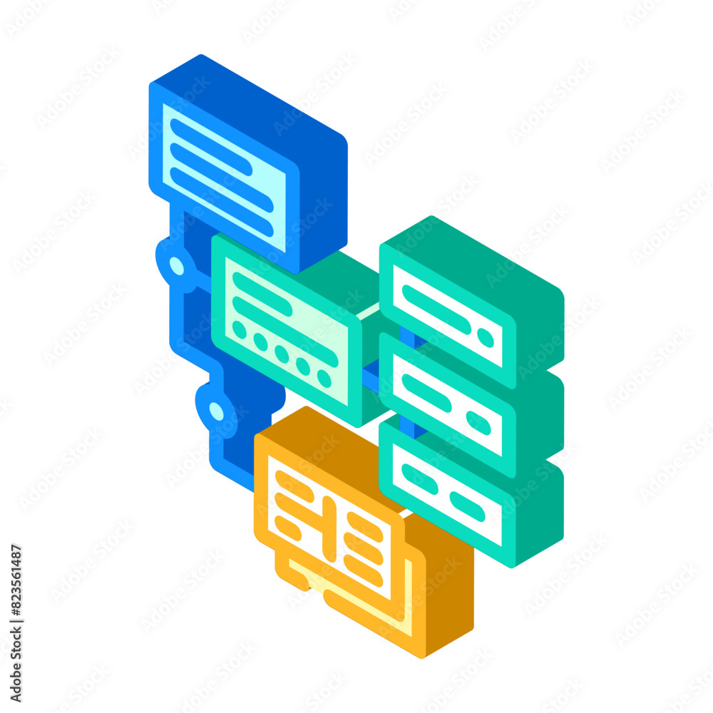 Vetor De Uml Diagrams Analyst Isometric Icon Vector Uml Diagrams