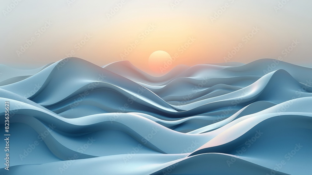 An abstract remoteness background featuring muted colors and smooth ...