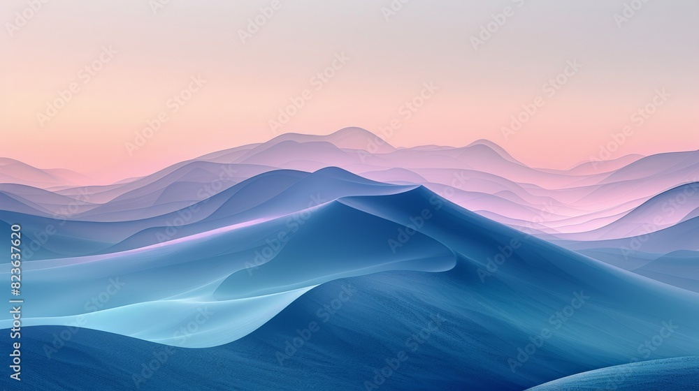 An empty space abstract background with soft gradients and minimalist ...