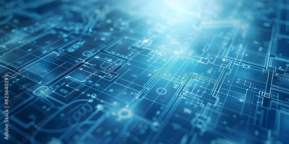 Visualize blueprint next to constructed structure showing belief system construction process ...