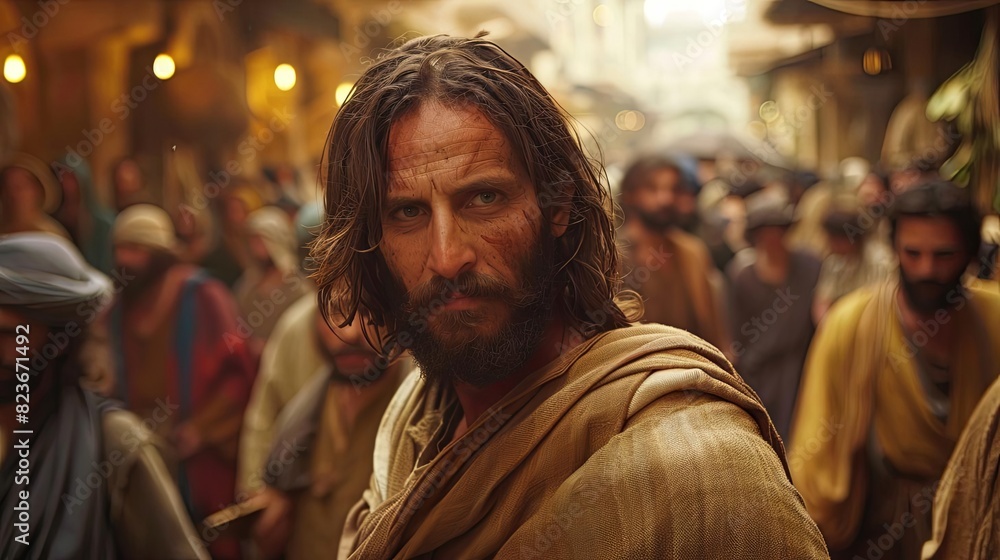 jesus christ confronts money changers in the temple powerful biblical ...