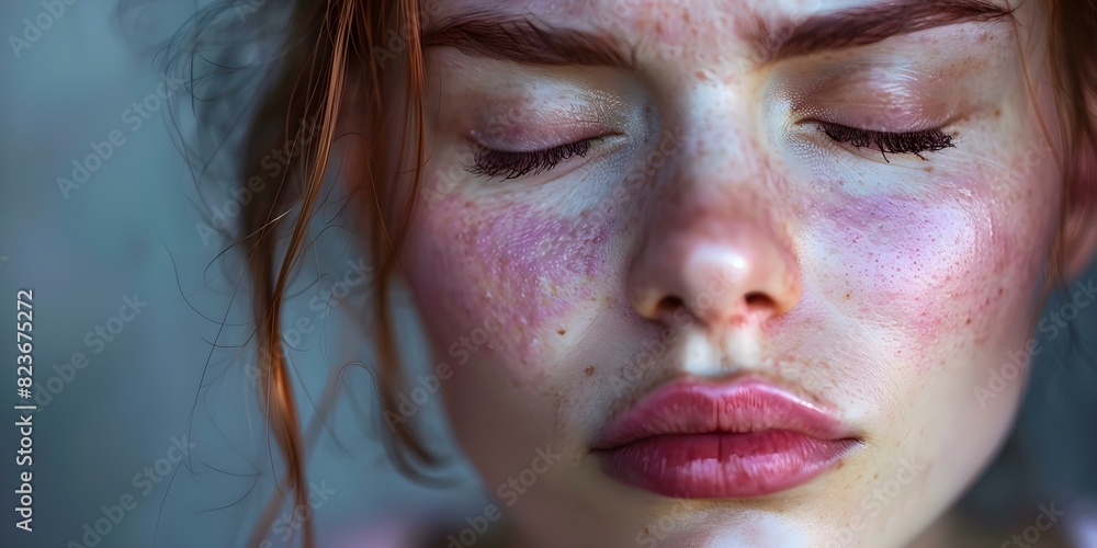 Severe angioedema causing facial swelling urgent allergic reaction ...