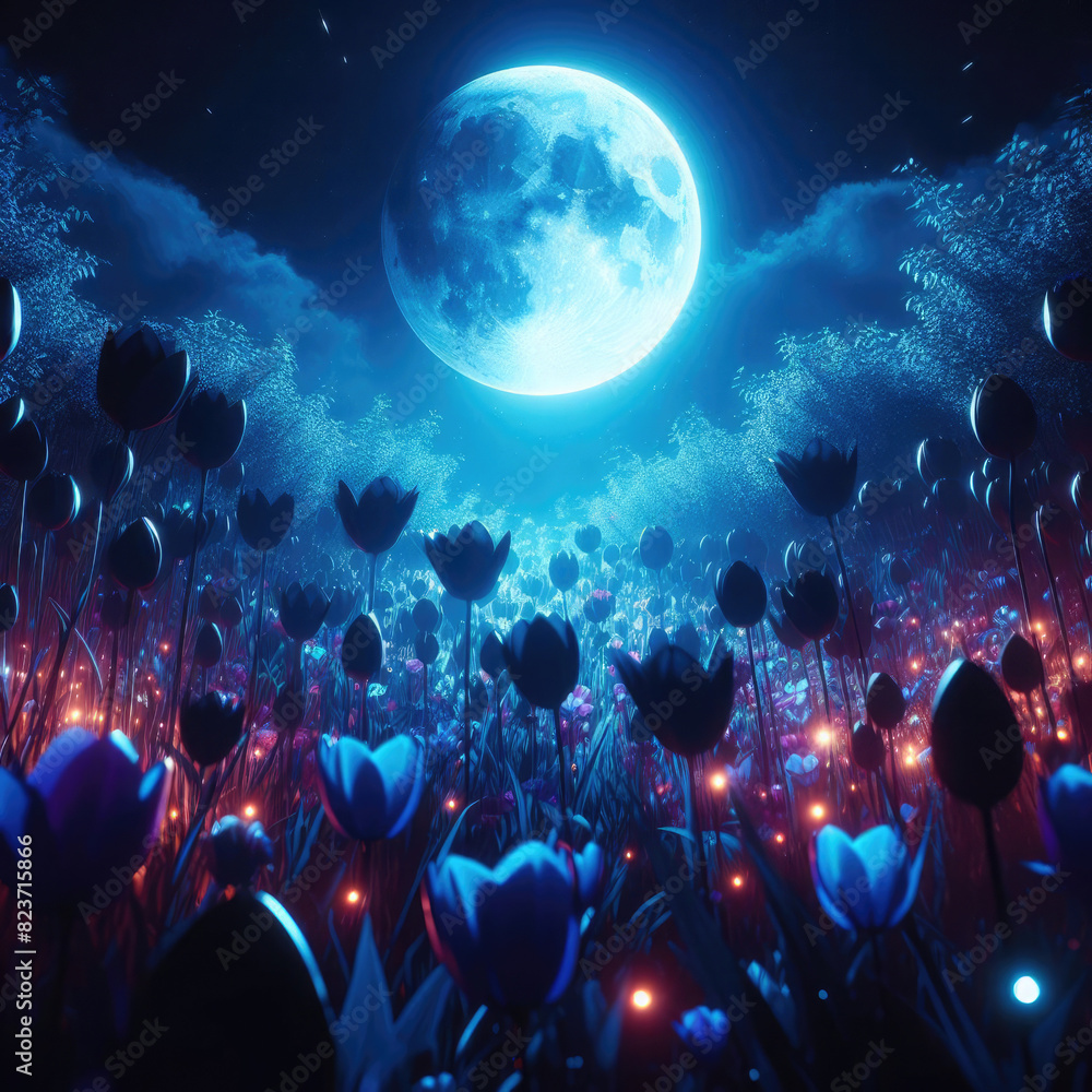 Generative AI Captivating CGI digital cinematic anime image blends ...