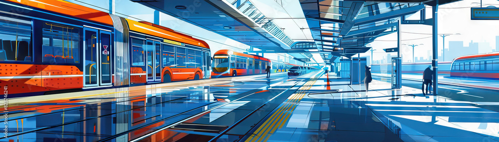 Public Transit Hubs: Focus on public transit hubs, bus terminals, and ...