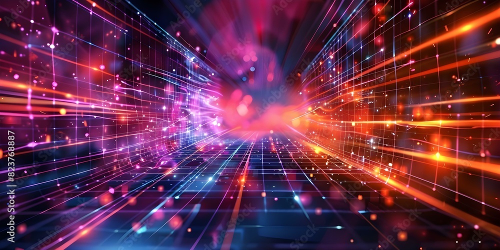 Exploring Futuristic D Pixel Art with Abstract Digital Voxel Cubes in ...