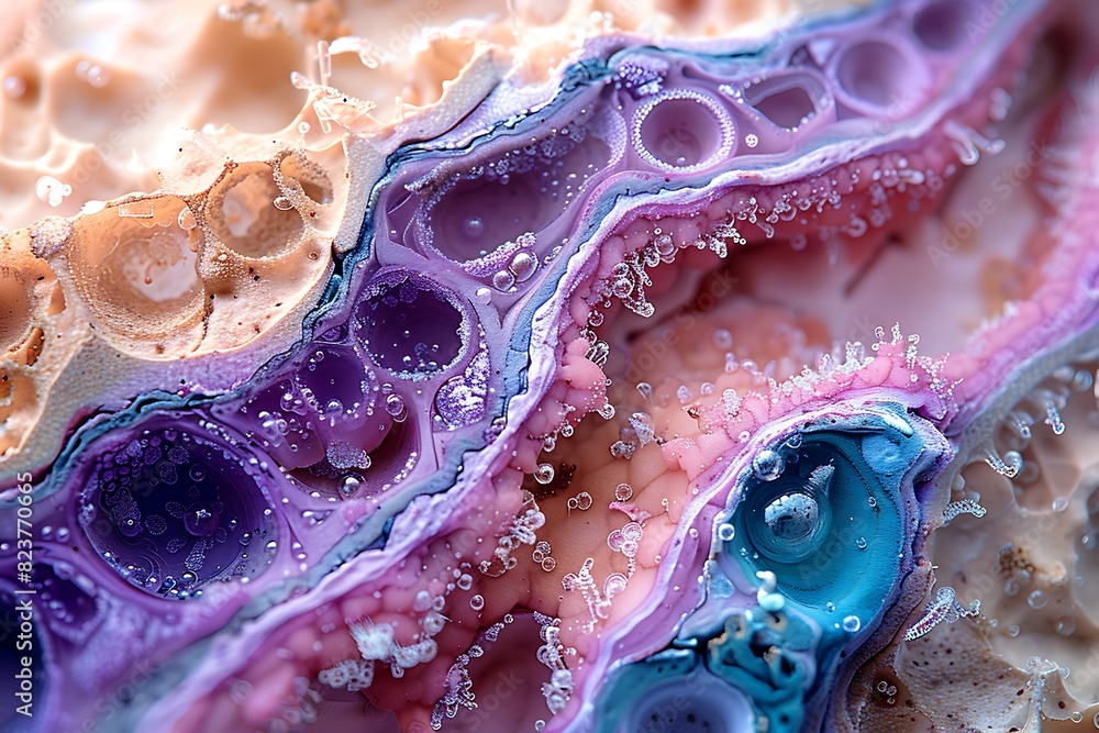 Histology of human lymph node illustrating cortex medulla and lymphatic ...