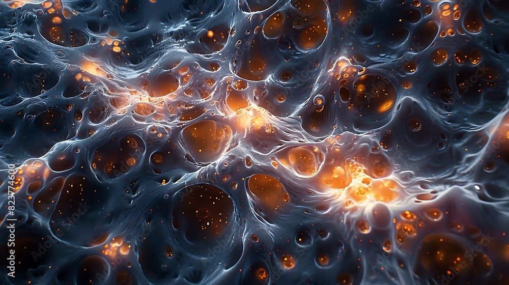 Microscopic histology image of human brain tissue showcasing neurons ...