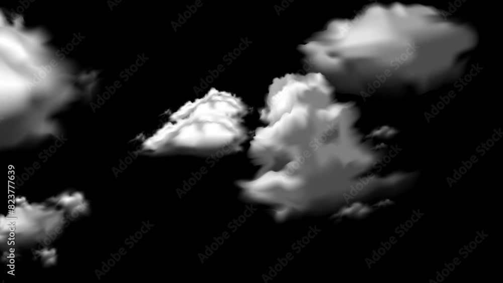 Forming cloud moving, Fly through clouds animation, Animated Clouds ...