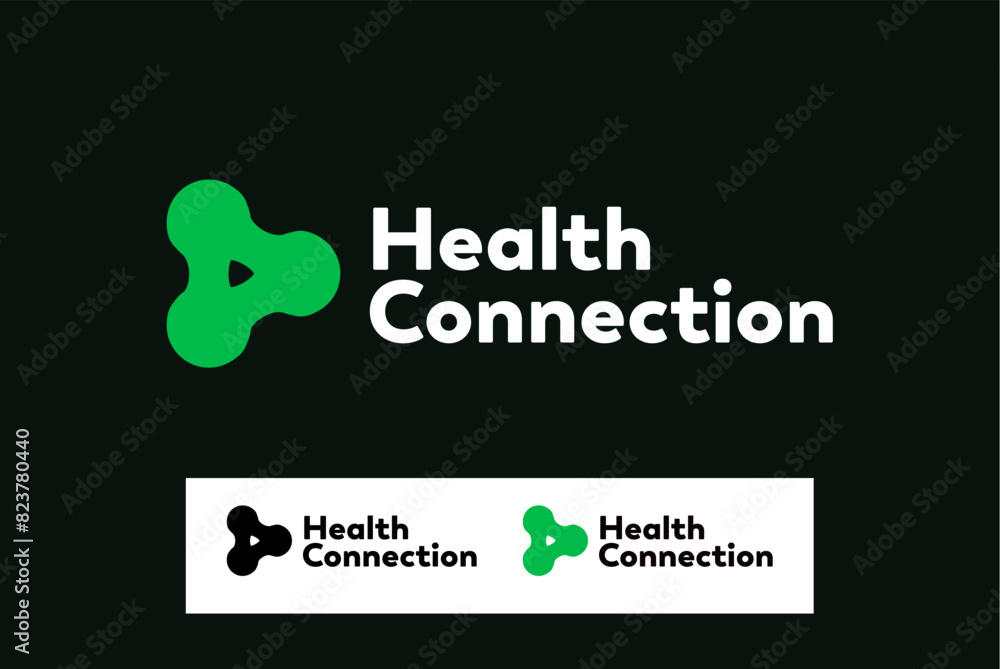 Health logo design connection medical science logo design and business ...
