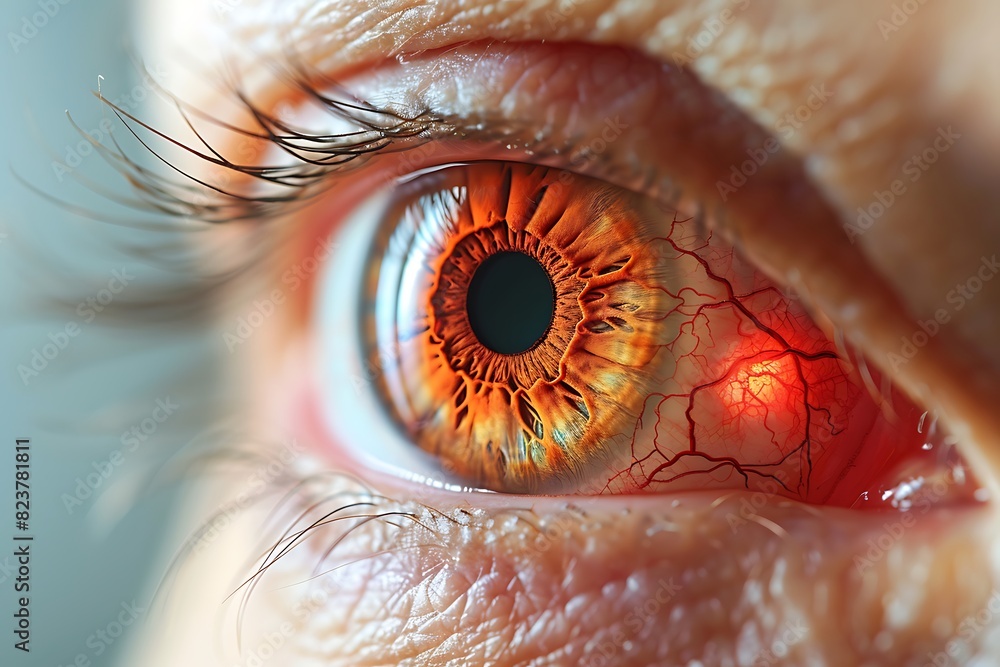 Ophthalmology diagram of effects of macular degeneration showing ...