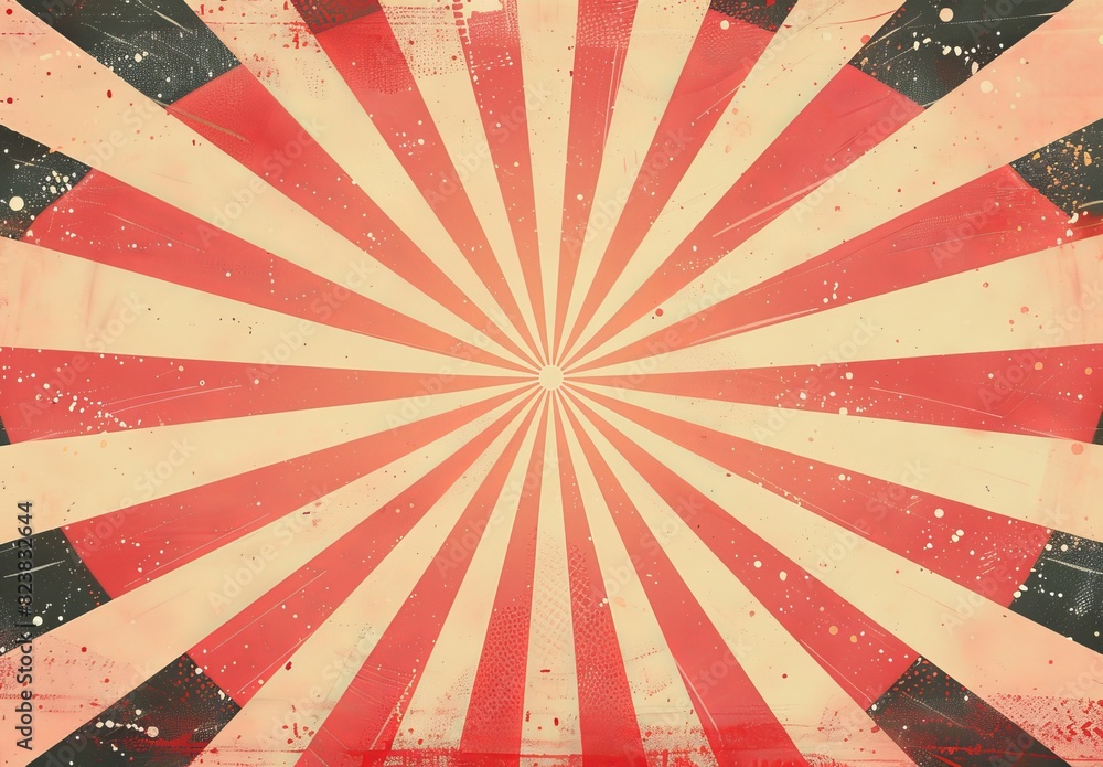 Japanese-style abstract background with an exploding starburst pattern ...