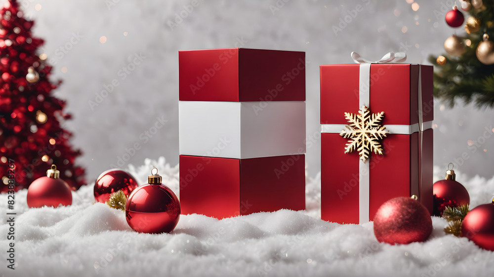 Birthday Surprise Box Template: Explore this red mockup design ...