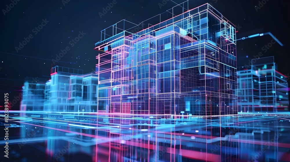 Technology for digital building information modeling (BIM) includes an ...