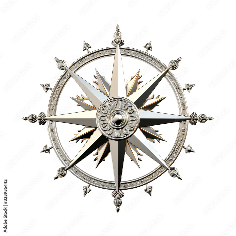 Basic Compass Rose isolated on transparent background, png, cut out ...