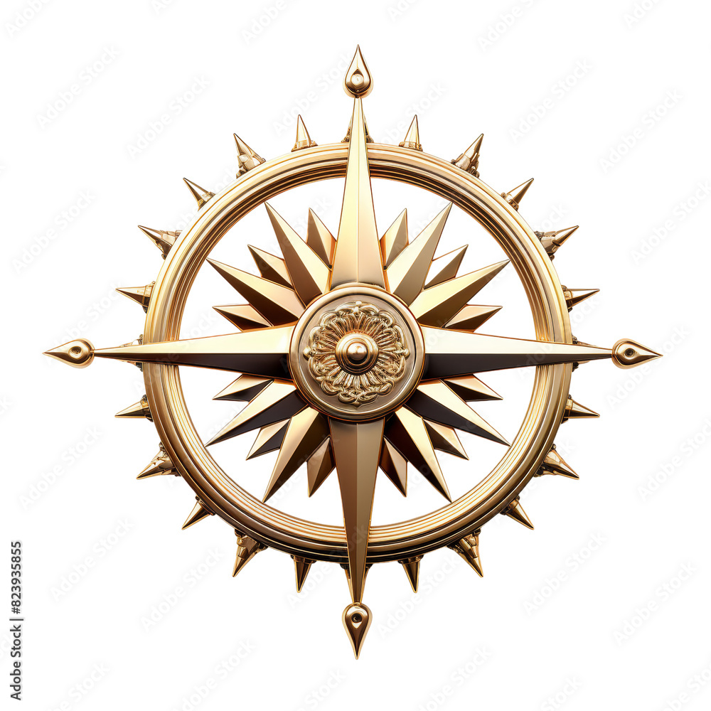 Basic Compass Rose isolated on transparent background, png, cut out ...