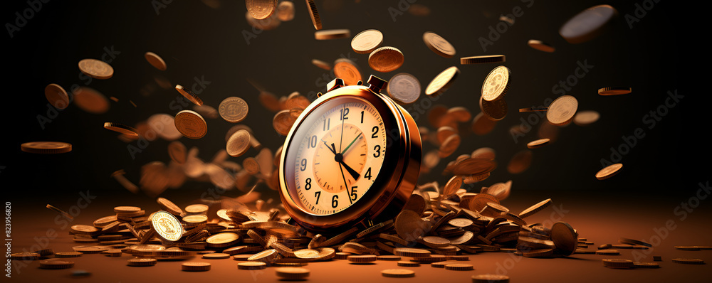 This phrase emphasizes the importance and value of time conveying the ...