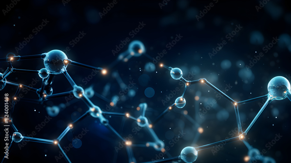 Science Molecular structure close up background template wallpaper or ...