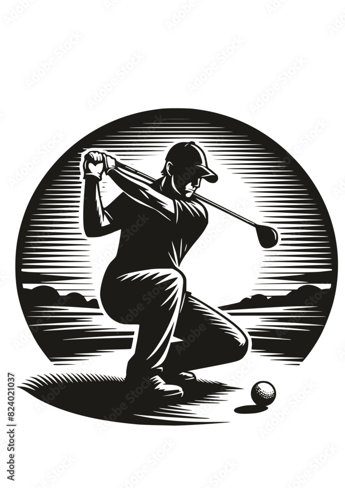 Golf player Svg, Golf svg, Golfer svg, Golf Shirt, Golf Clipart, Golf ...