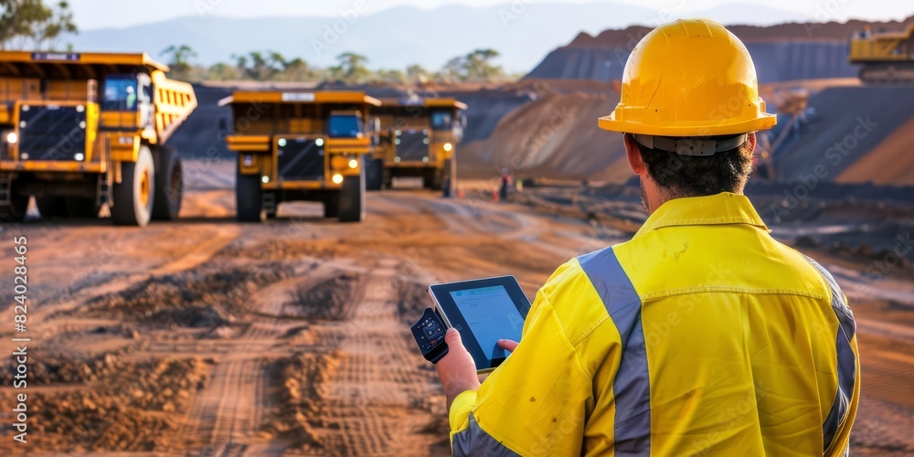 Mining Engineer in Quarry: Overseeing Operations with Modern Technology ...