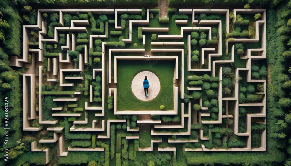 maze cognition generation challengepathways person many psychology art ...