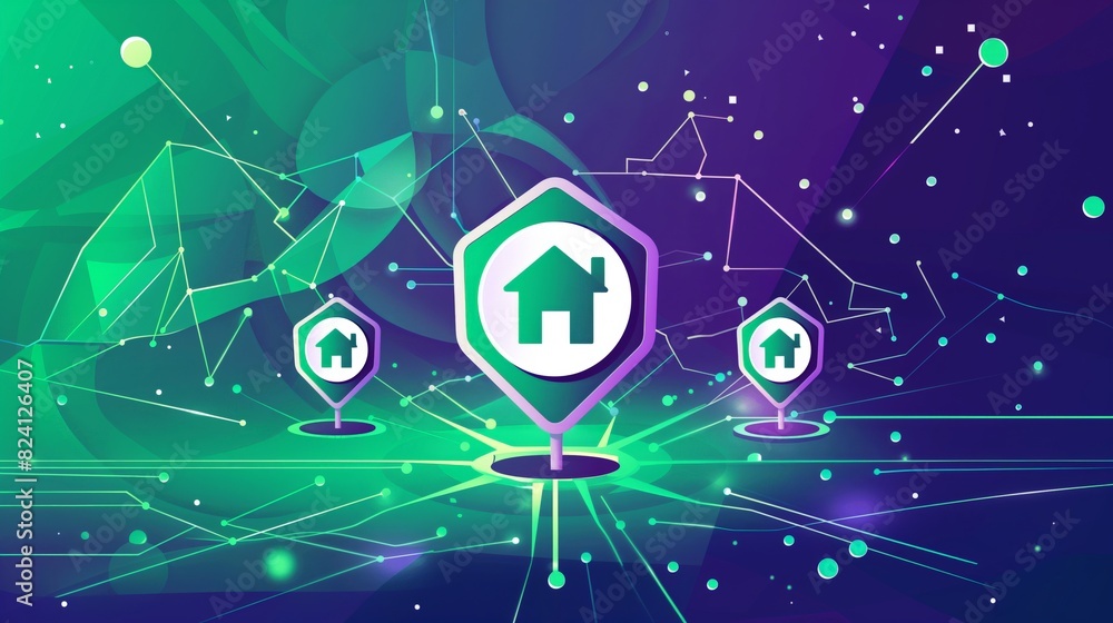 Hyperlocality concept. Hyper-local delivery, logistics, business model ...