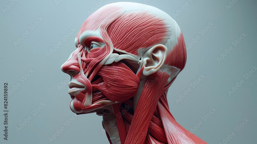 Anatomy of human muscles: comprehensive visual representation revealing ...