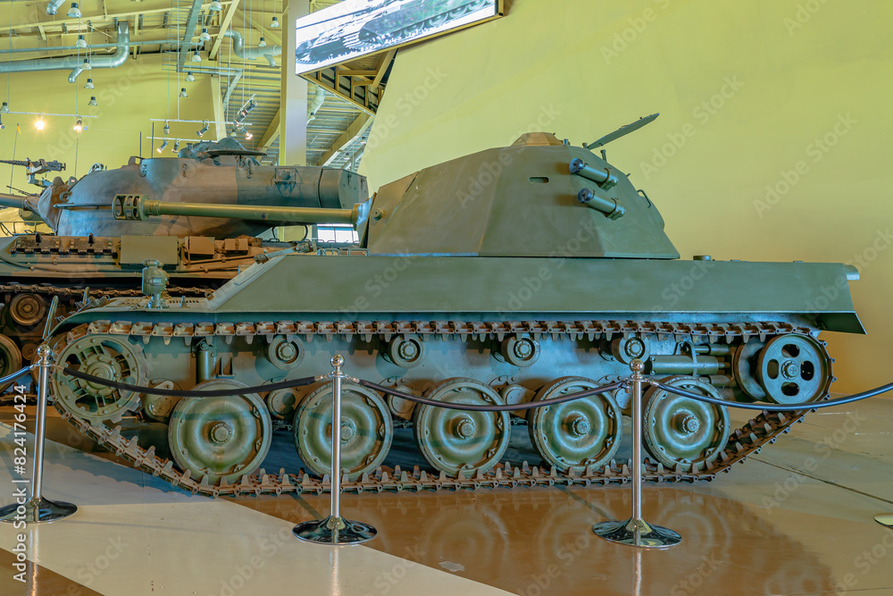 Royal Tank Museum, Amman, Jordan - May 4, 2024: Swiss Mowag JagdPanzer ...