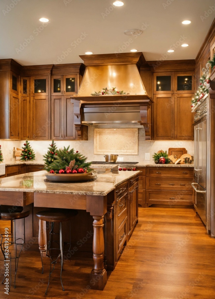 modern kitchen interimodern kitchen interior with kitchenisland, marble ...