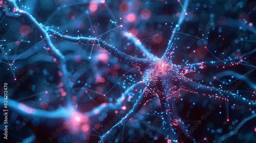 Illustrate a neural network learning process, with data flowing through ...