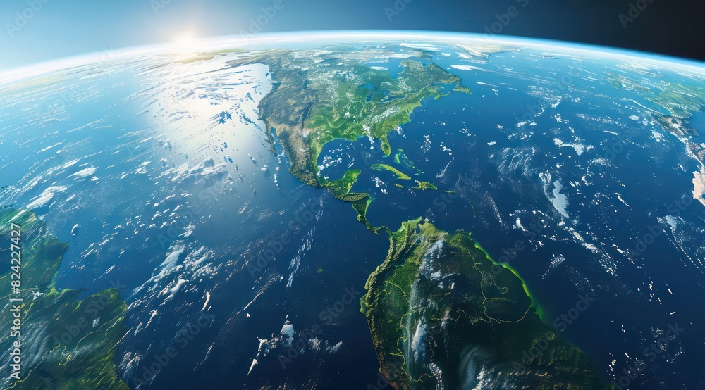 world map wallpaper with realistic details and colors Stock ...