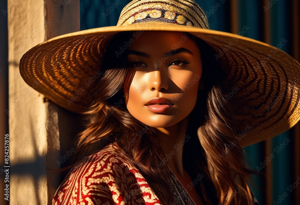 sunlit play shadows patterns from sunhat striking high contrast side ...