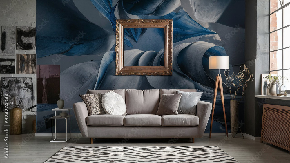 modern creative living room interior design backdrop ideas concept ...