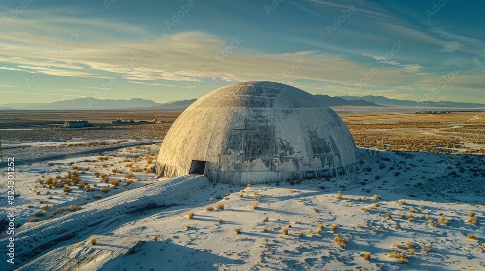 The salt dome stands as a testament to human ingenuity and ...
