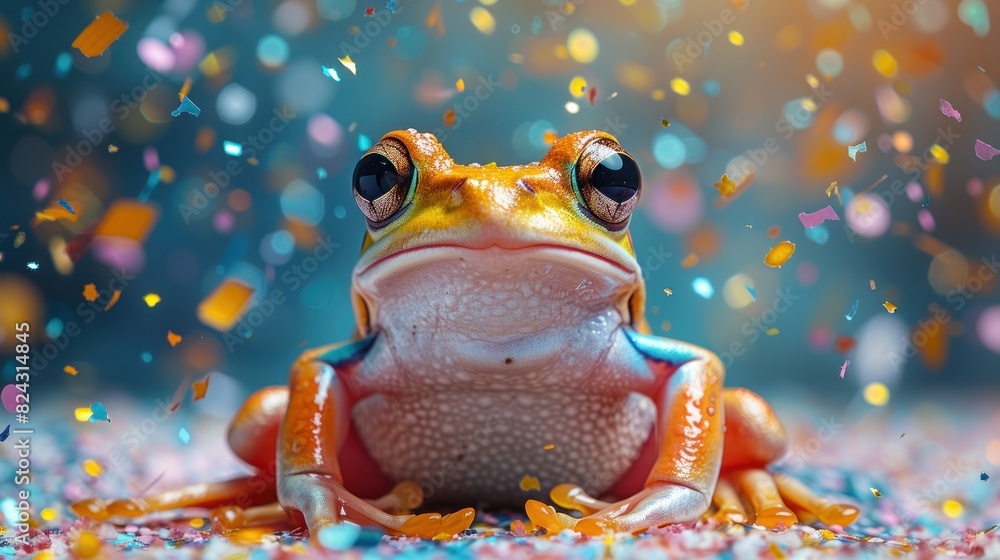 Cute frog Symbol of the day in the leap year, celebrating the frog ...