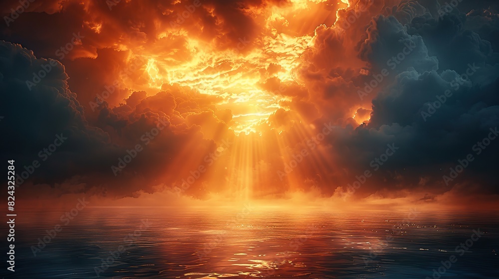 A love that finds its way through the darkness, symbolized by a radiant ...