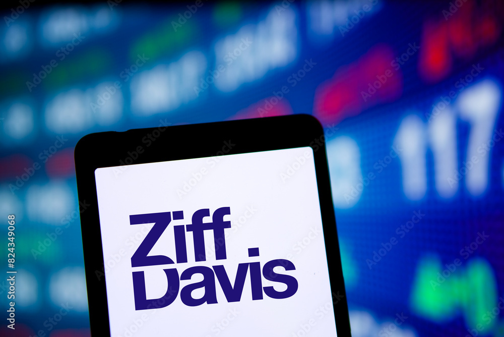 Dhaka, Bangladesh- 26 May 2024: Ziff Davis logo is displayed on ...