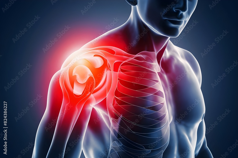 shoulder pain rotator cuff injury tendonitis bursitis inflammation ...