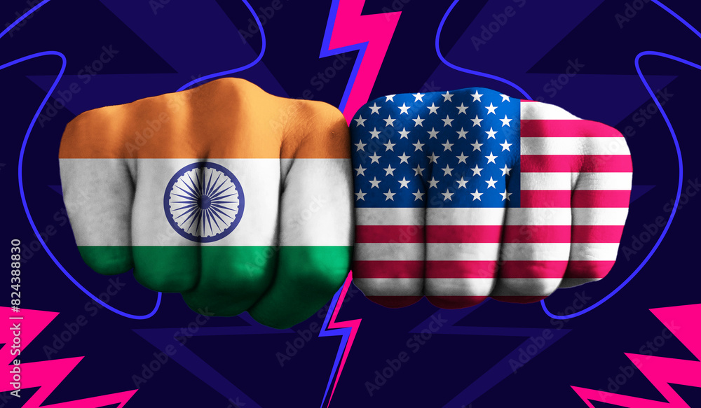 India VS United States T20 Cricket World Cup 2024 concept match ...