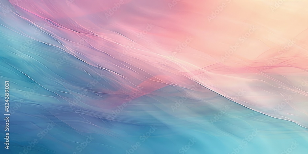 Soft gradients blending harmoniously, giving birth to a dreamy and ...